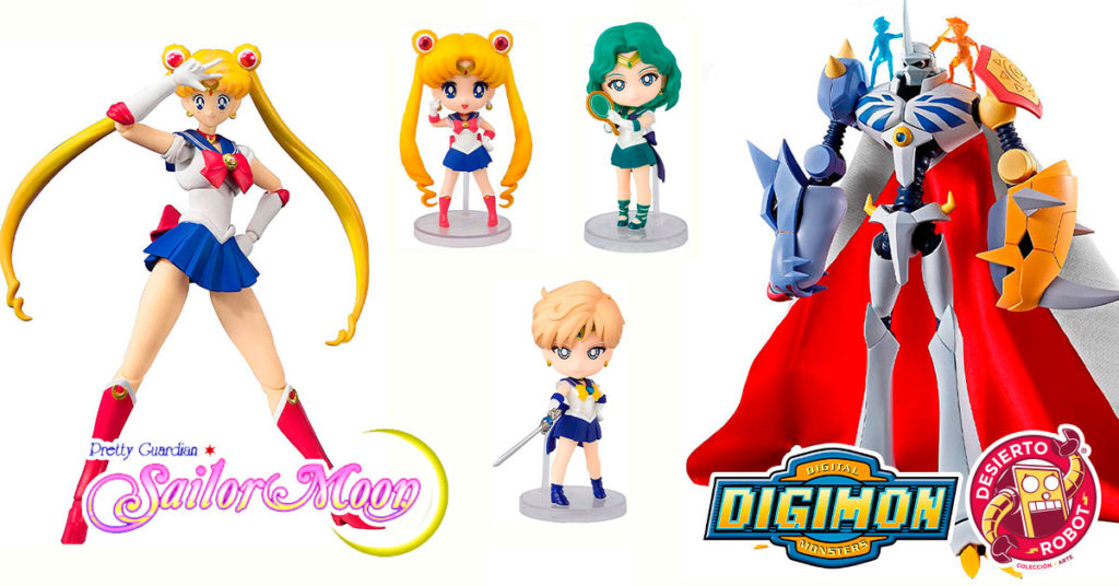NUEVAS FIGURAS SAILOR MOON Y DIGIMON EN DESIERTO ROBOT - Desierto Robot