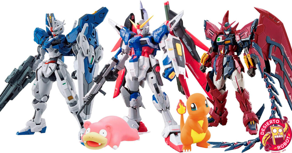GUNDAM Y POKÉMON: NUEVOS MODEL KITS EN DESIERTO ROBOT - Desierto Robot
